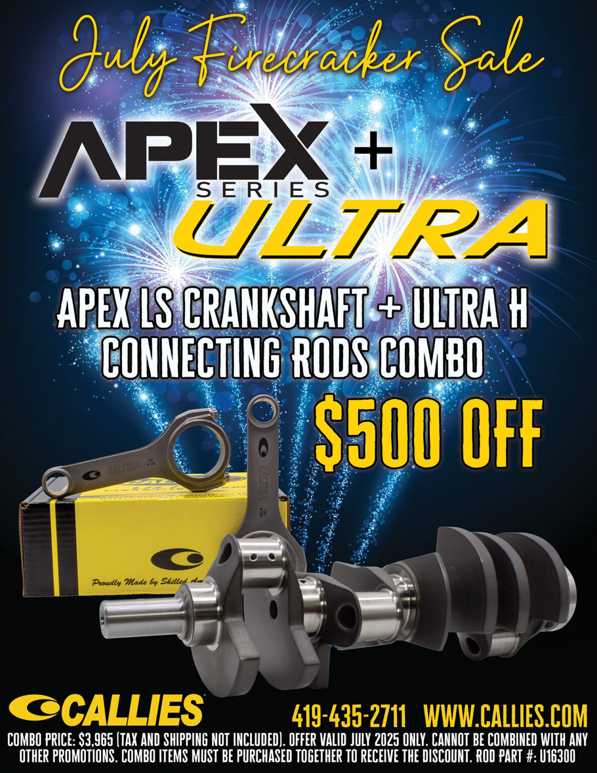 Reduced Price Opportunities - Callies Precision Engine Components